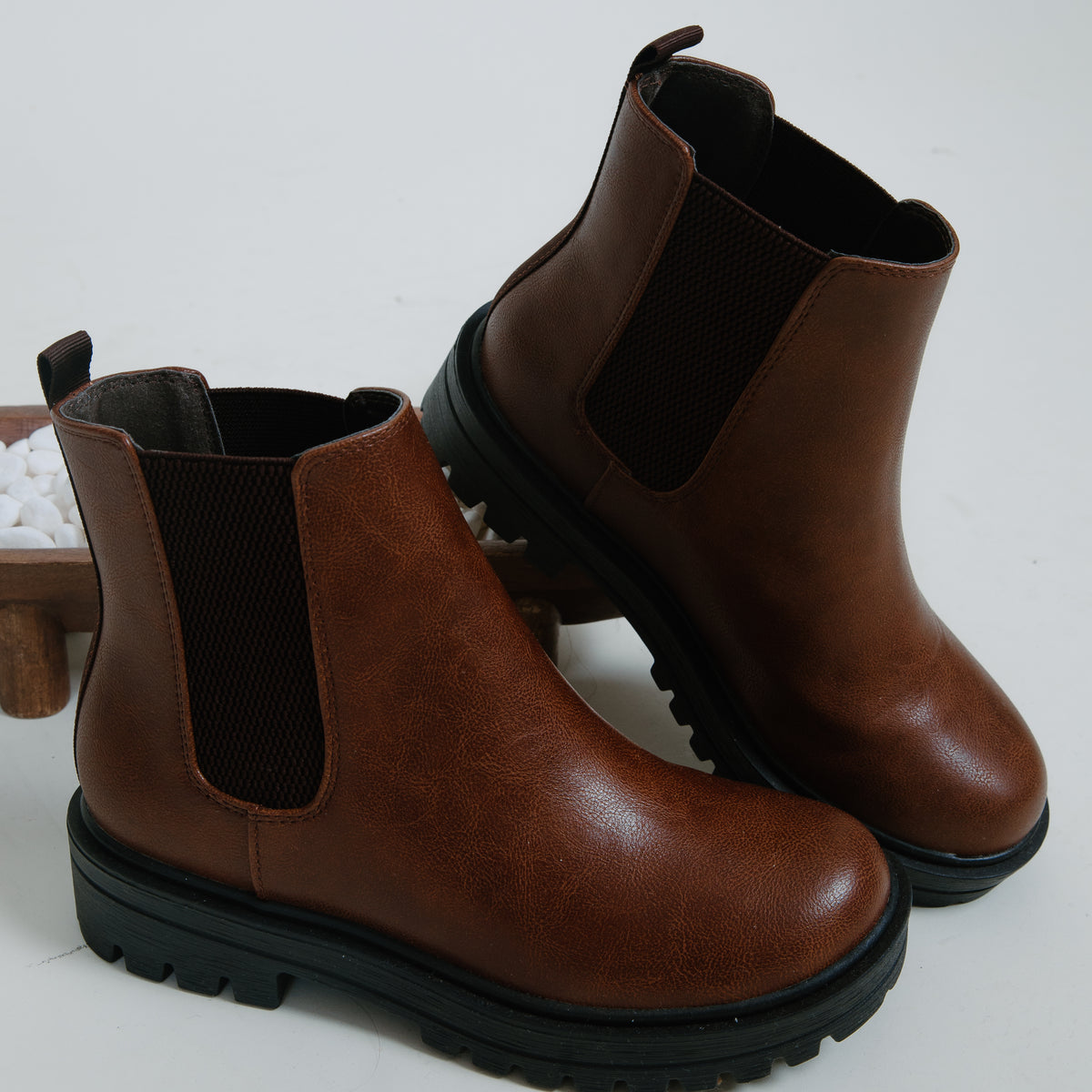 Brooklyn Boots - Brown – Vinnie Louise